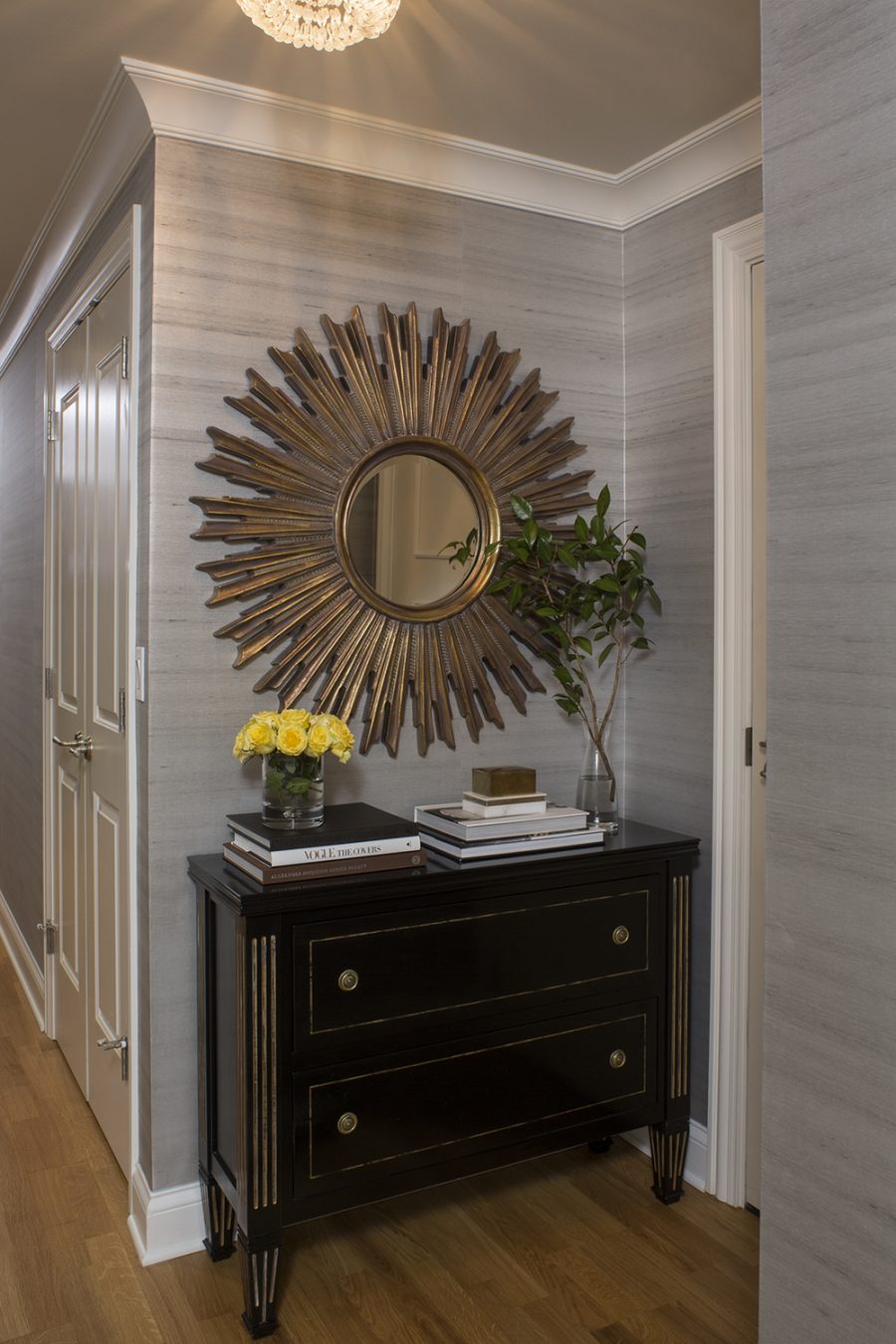 Some of her work and ideas for an entryway hope you like it.